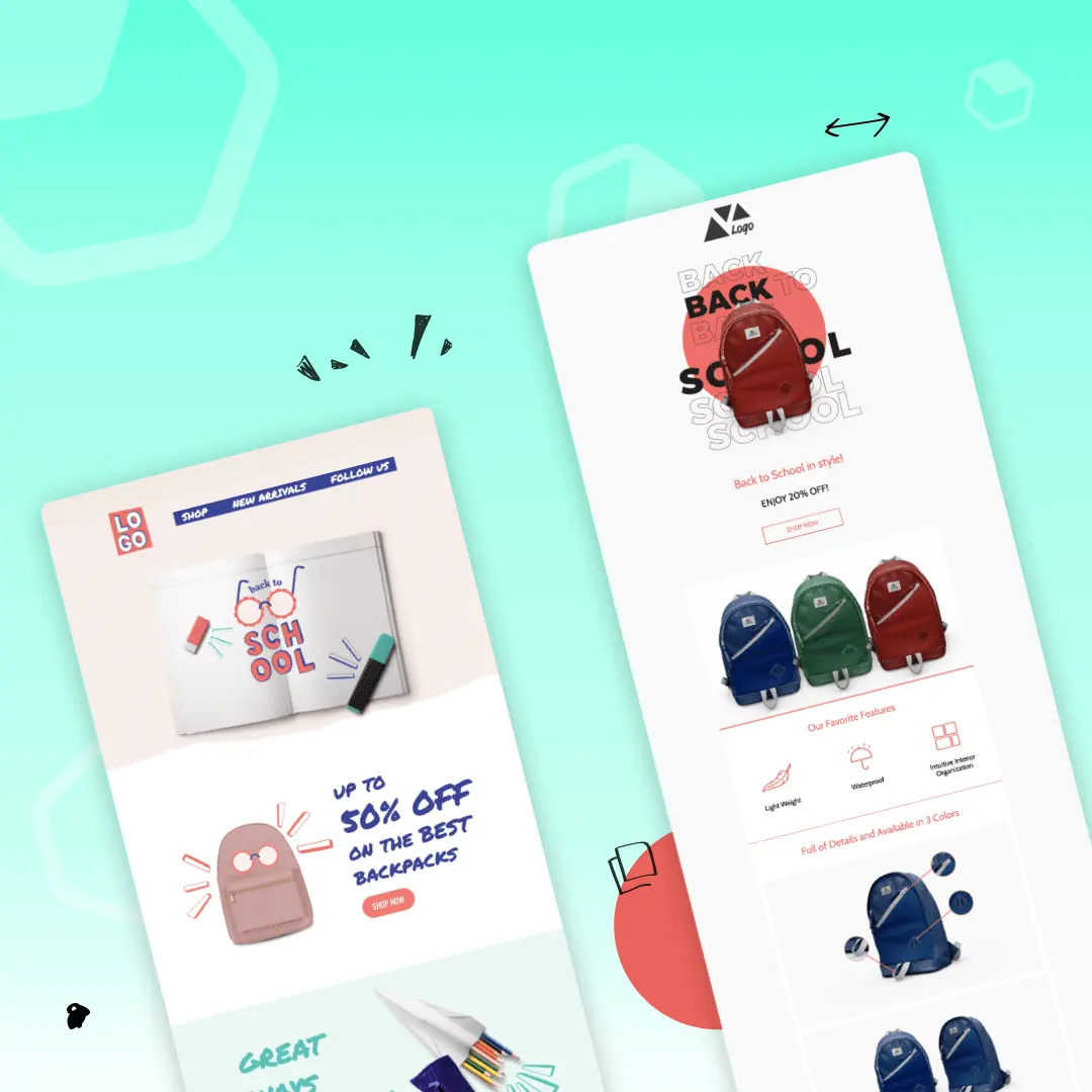 9 "Back to School" Email Design Inspirations