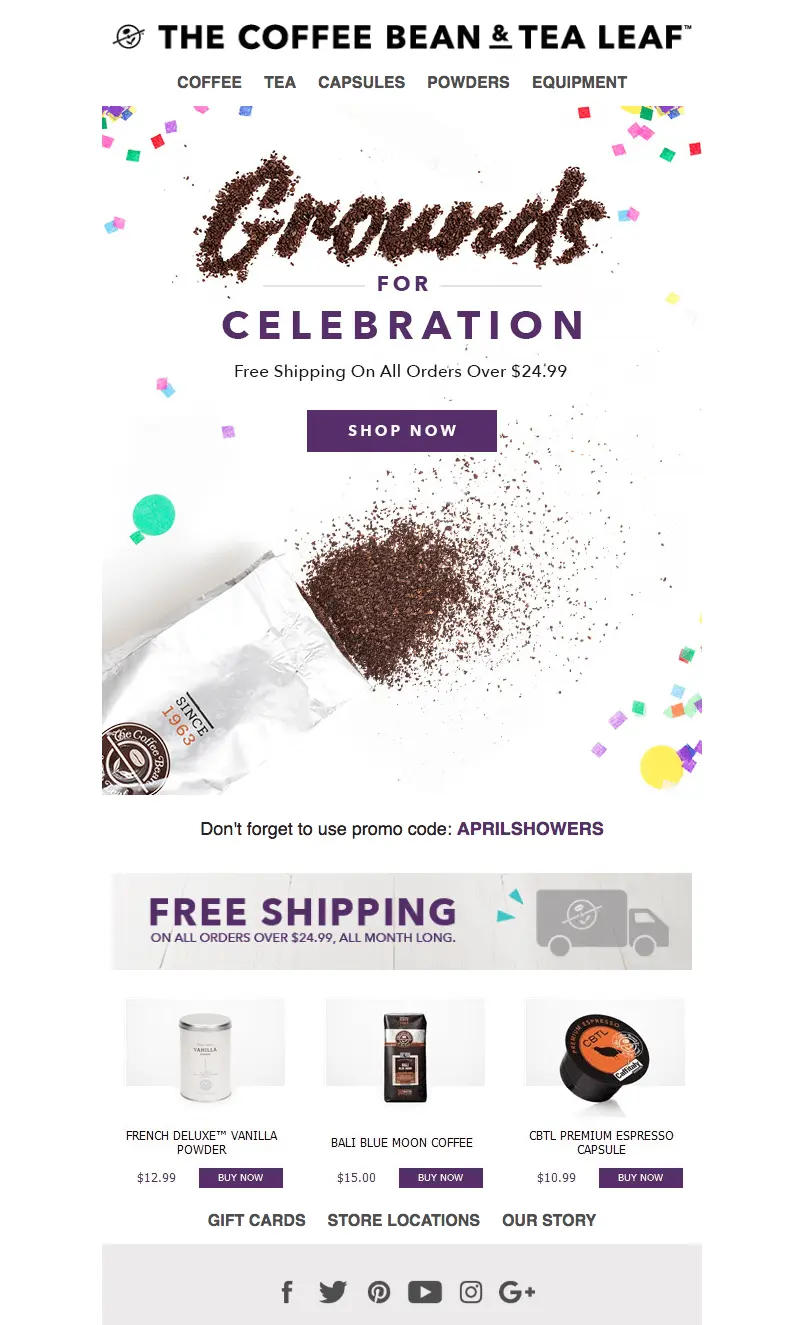 Coffee Industry Emails With Well-Brewed Designs