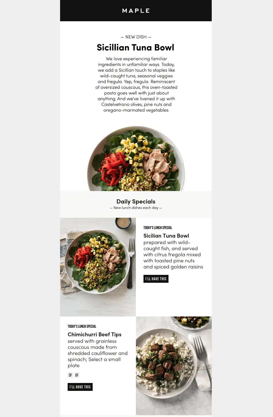 What 3 Food Brands Are Cooking Up In Their Email Design