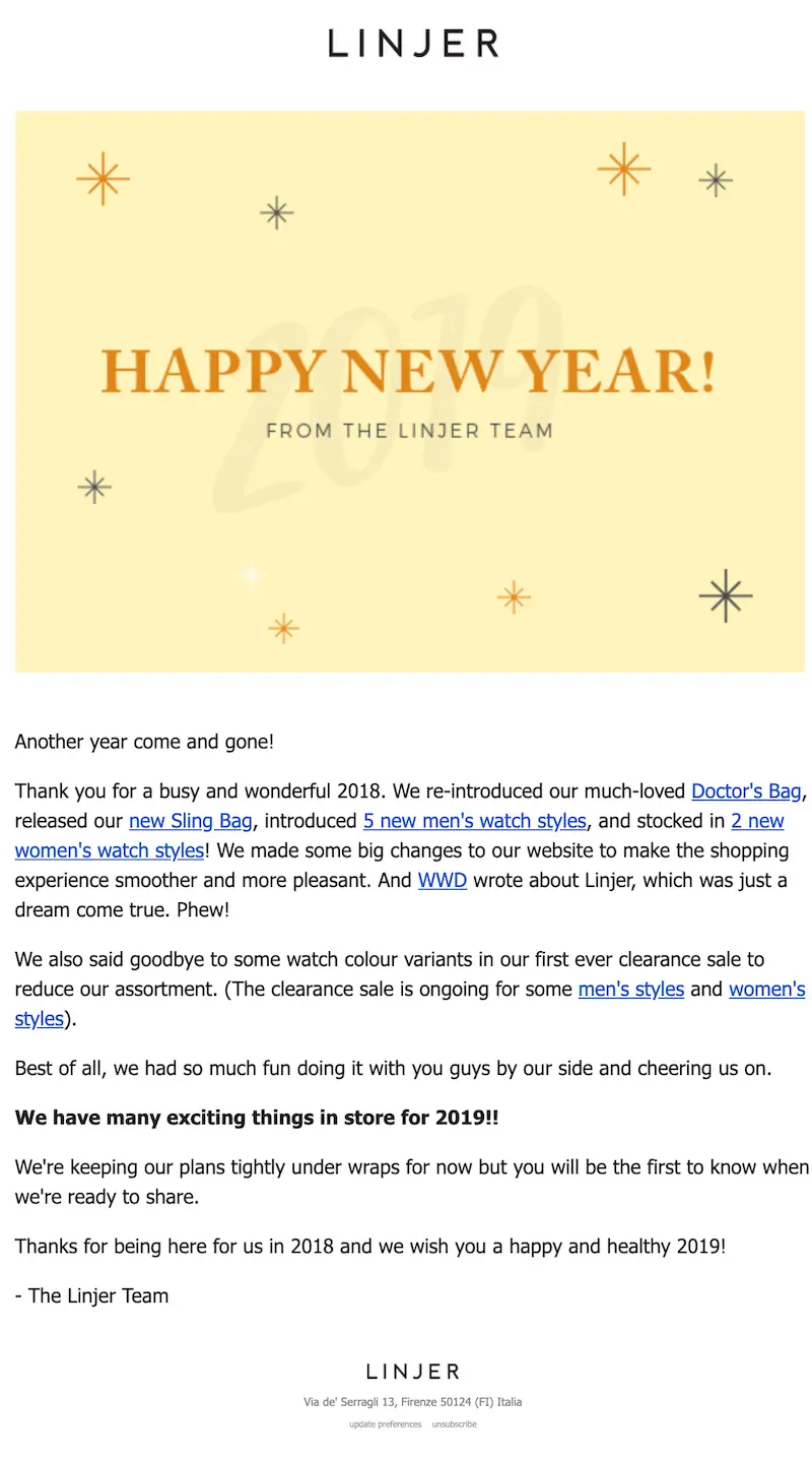 4 Ways to Send a Happy New Year Email to Clients
