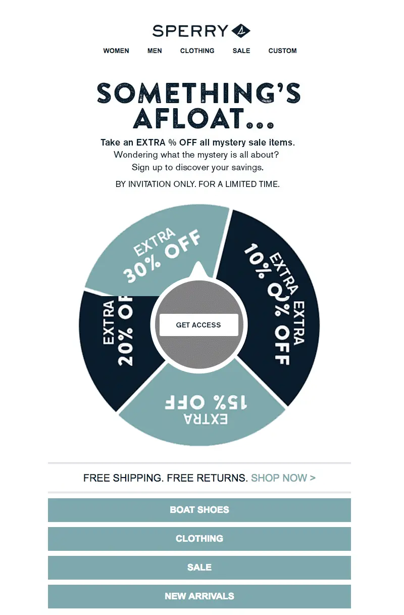 11 Mystery Sale Emails With Magnificent Design