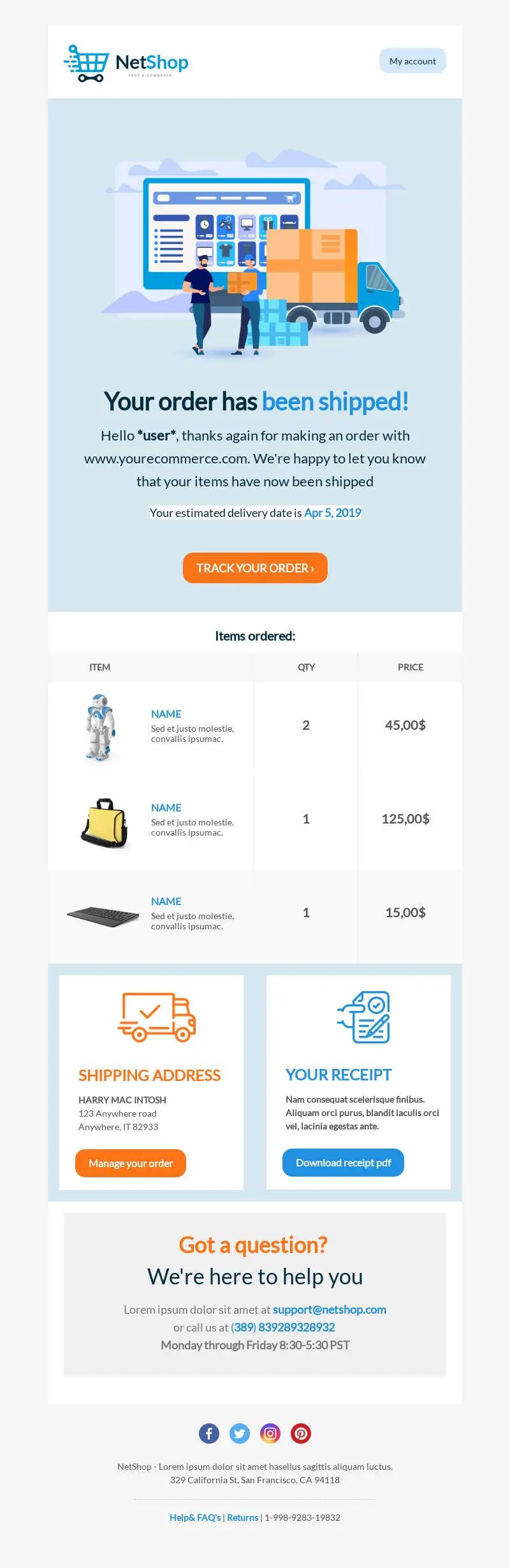 Design Tips for Shipping Confirmation Emails