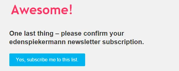 5 Subscription Confirmation Email Best Practices and Examples