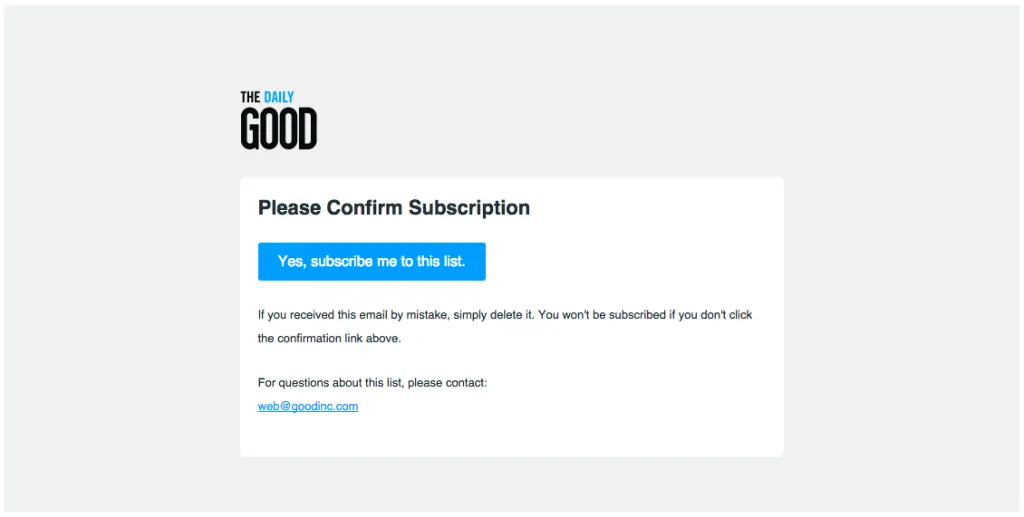 5 Subscription Confirmation Email Best Practices and Examples