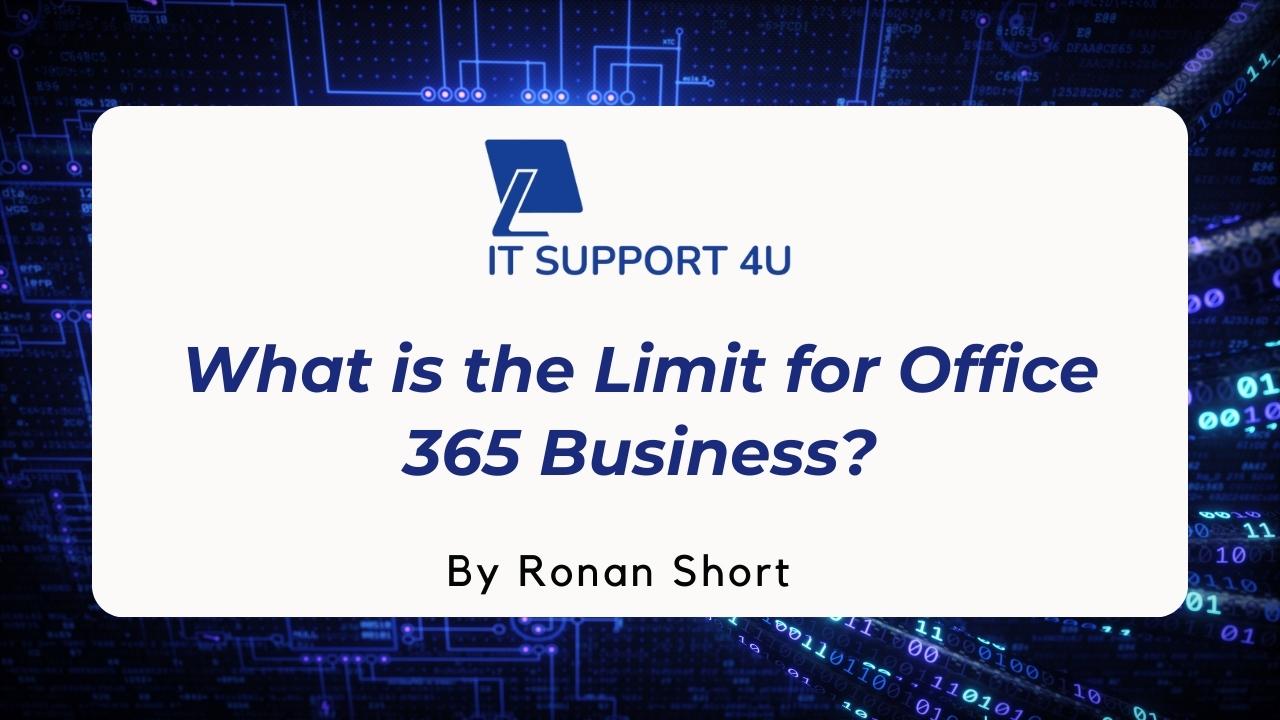 What Are the Key Limitations of Office 365 Business Plans?