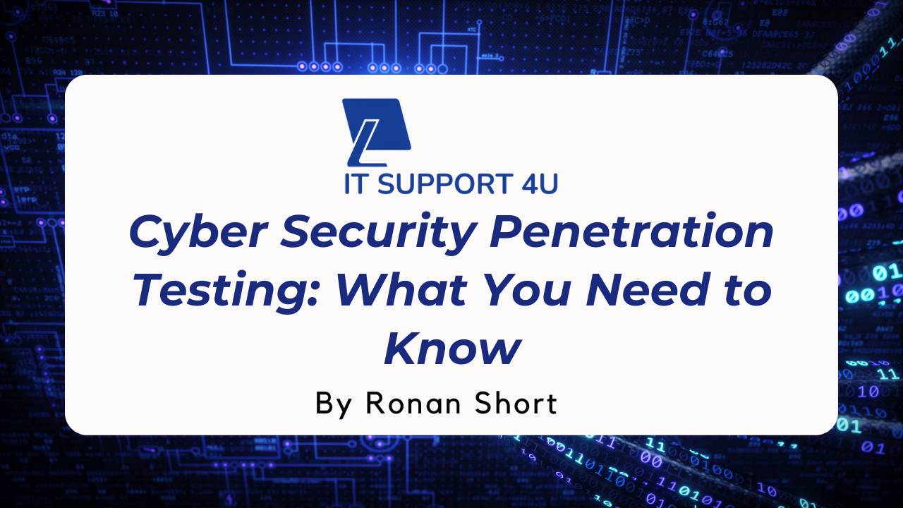 Cyber Security Penetration Testing It Support 4u