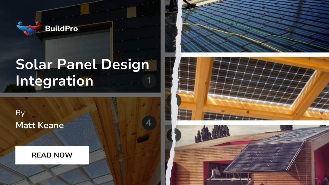 Modern Home Design Ideas: Integrating Solar Panel Energy