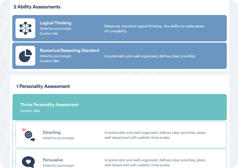 Pre-Employment Hiring Aptitude And Personality Assessments - Thrive