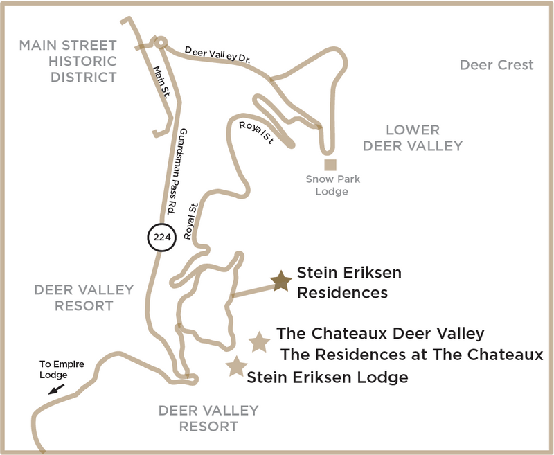 The 6 Bedroom Stein Eriksen Residences Home Area Map & Floor Plans