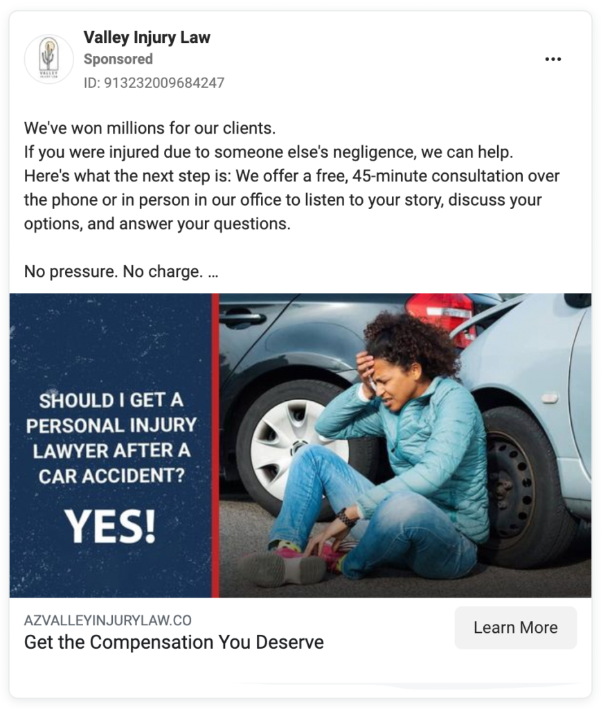 Making Effective Facebook Ads for Personal Injury Lawyers