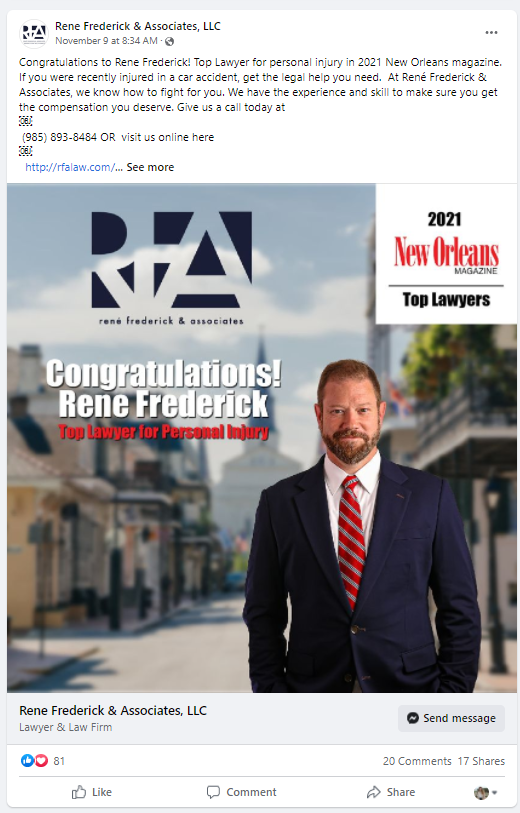 8 Useful Facebook Post Ideas for Lawyers & Law Firms