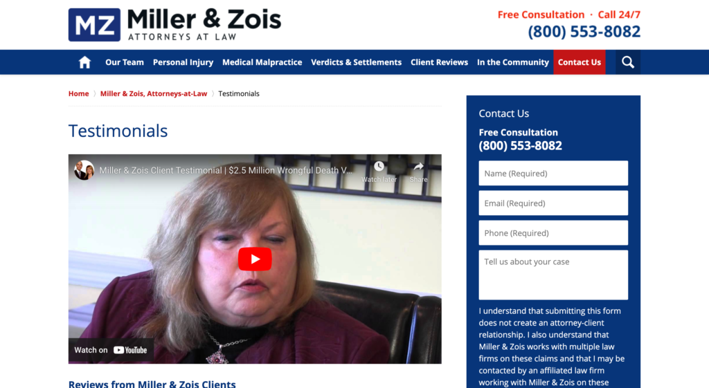 Miller And Zois Reviews
