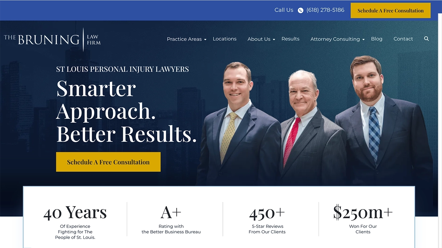Law Firm Website Design Gallery [Over 150 Examples] | Rankings.io
