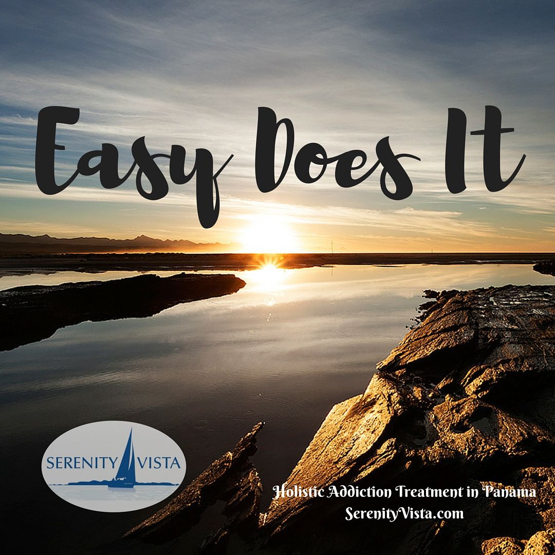 Easy Does It - But Do It - Serenity Vista