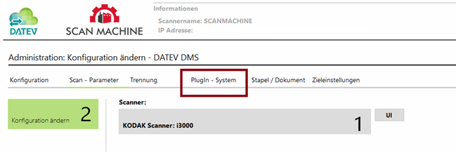 Neues Scan-Ziel einrichten