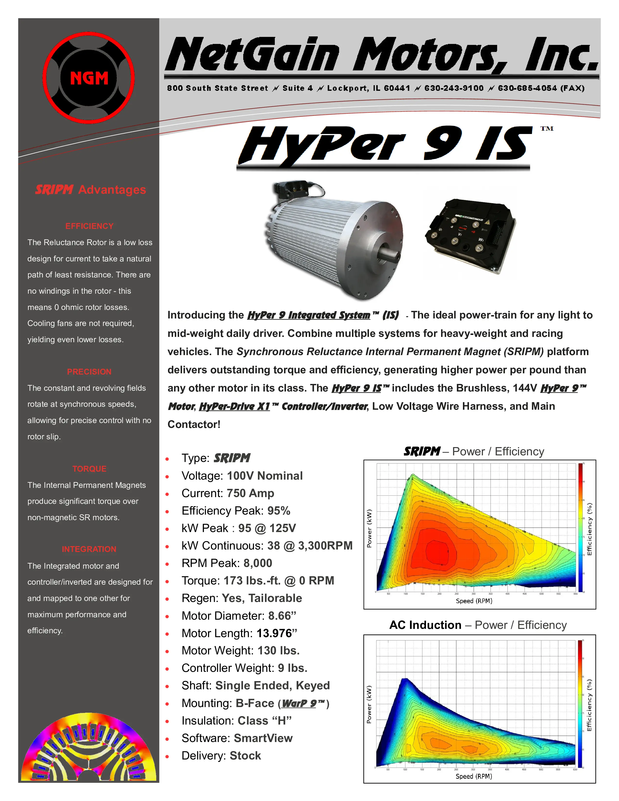 Lonestar EV Performance Netgain Motor Dealer
