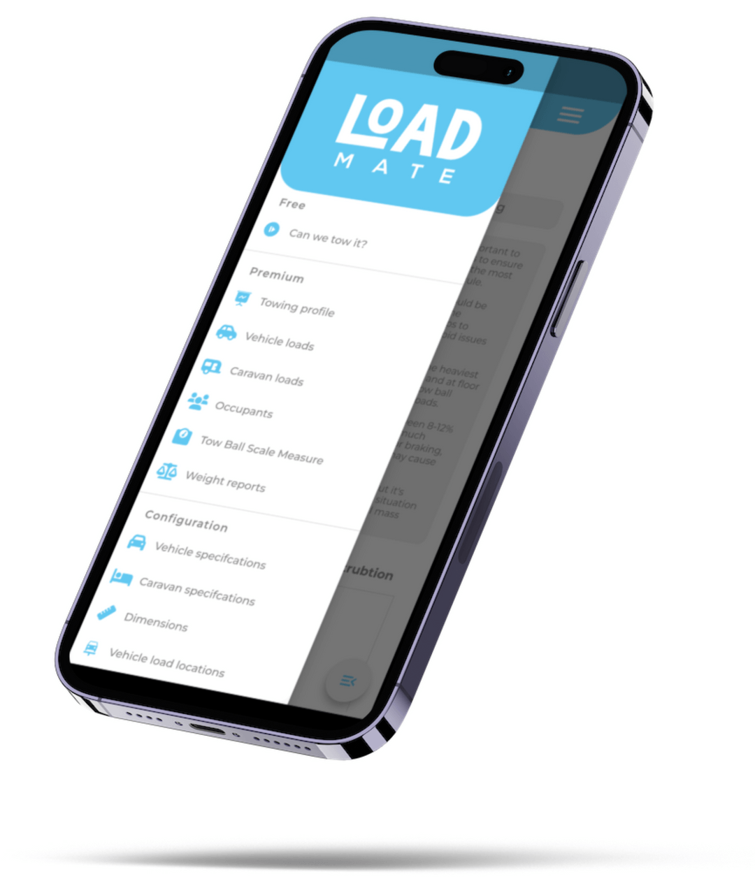 Loadmate Ultimate Caravan Weight Management Tool
