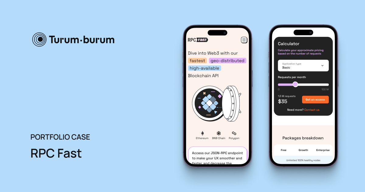 RPC Fast Case Study: Creating UX/UI To Stand Out From Competitors | Turumburum.com