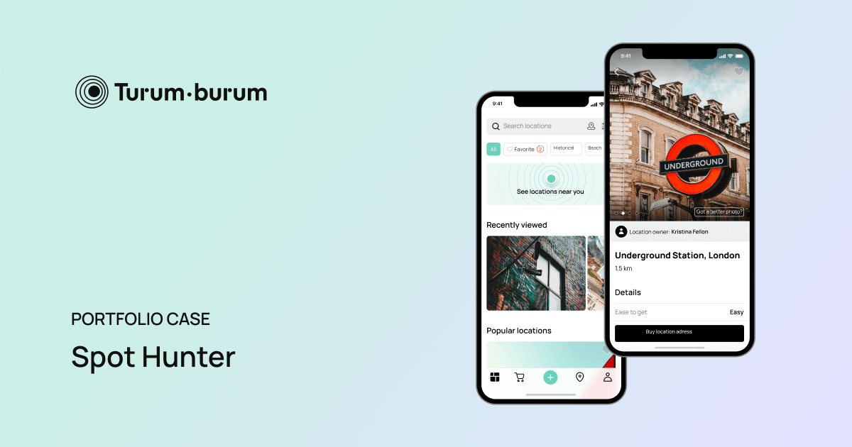Кейс Spot Hunter: Розробка дизайну мобільного додатку | Turumburum.ua