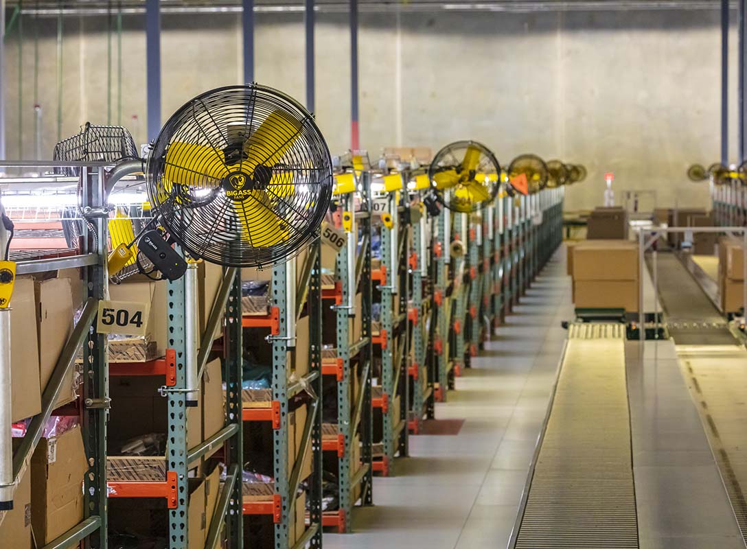 Wall mounted | Jet Black Fan Systems