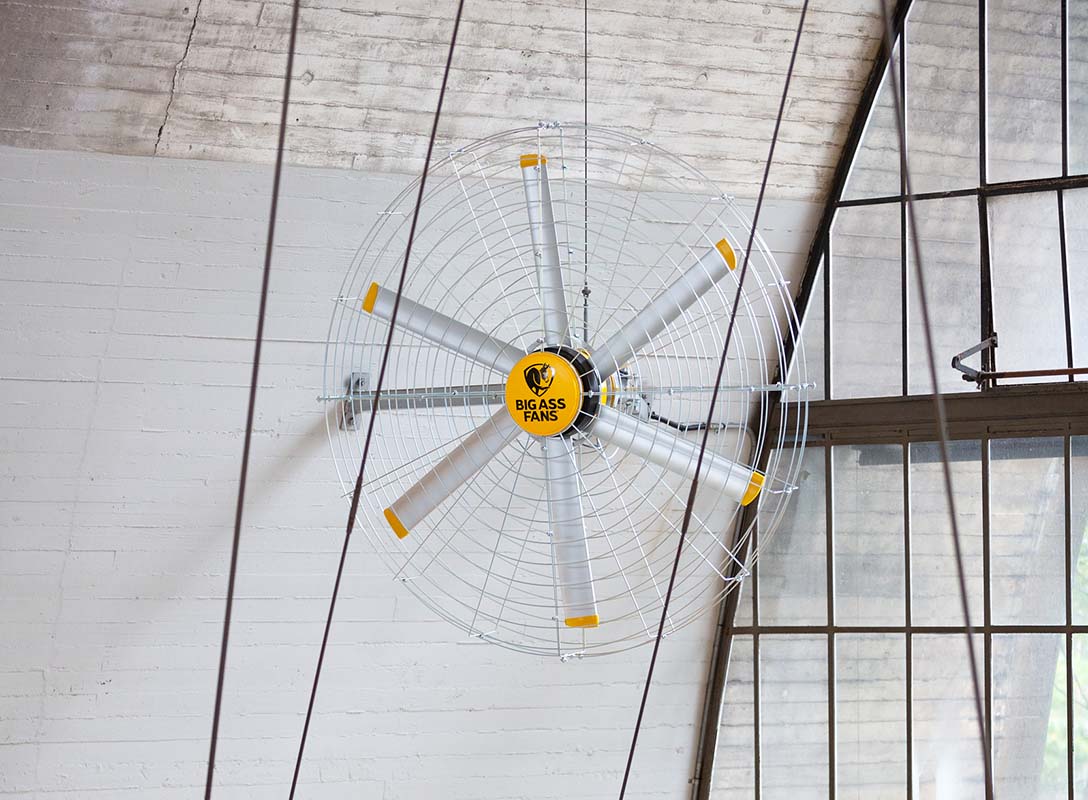 Wall mounted | Jet Black Fan Systems