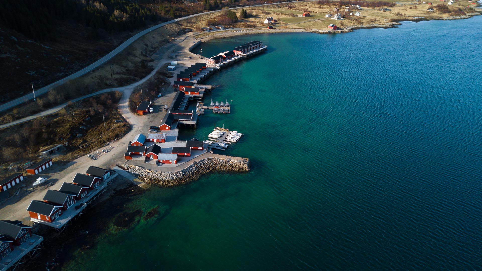 Moderne rorbu i Lofoten - Lofoten Havfiske & Rorbuopplevelser