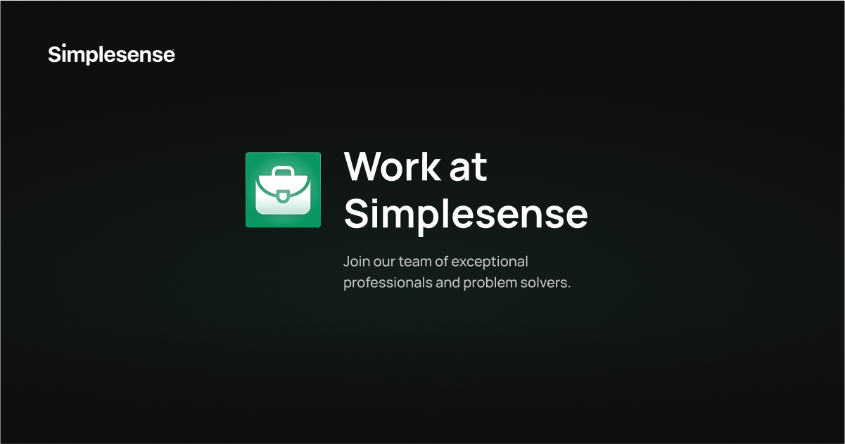 Careers | Simplesense