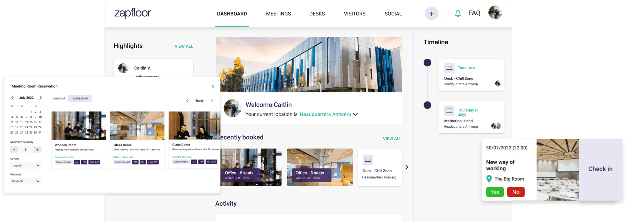 zapfloor | Workspace management software
