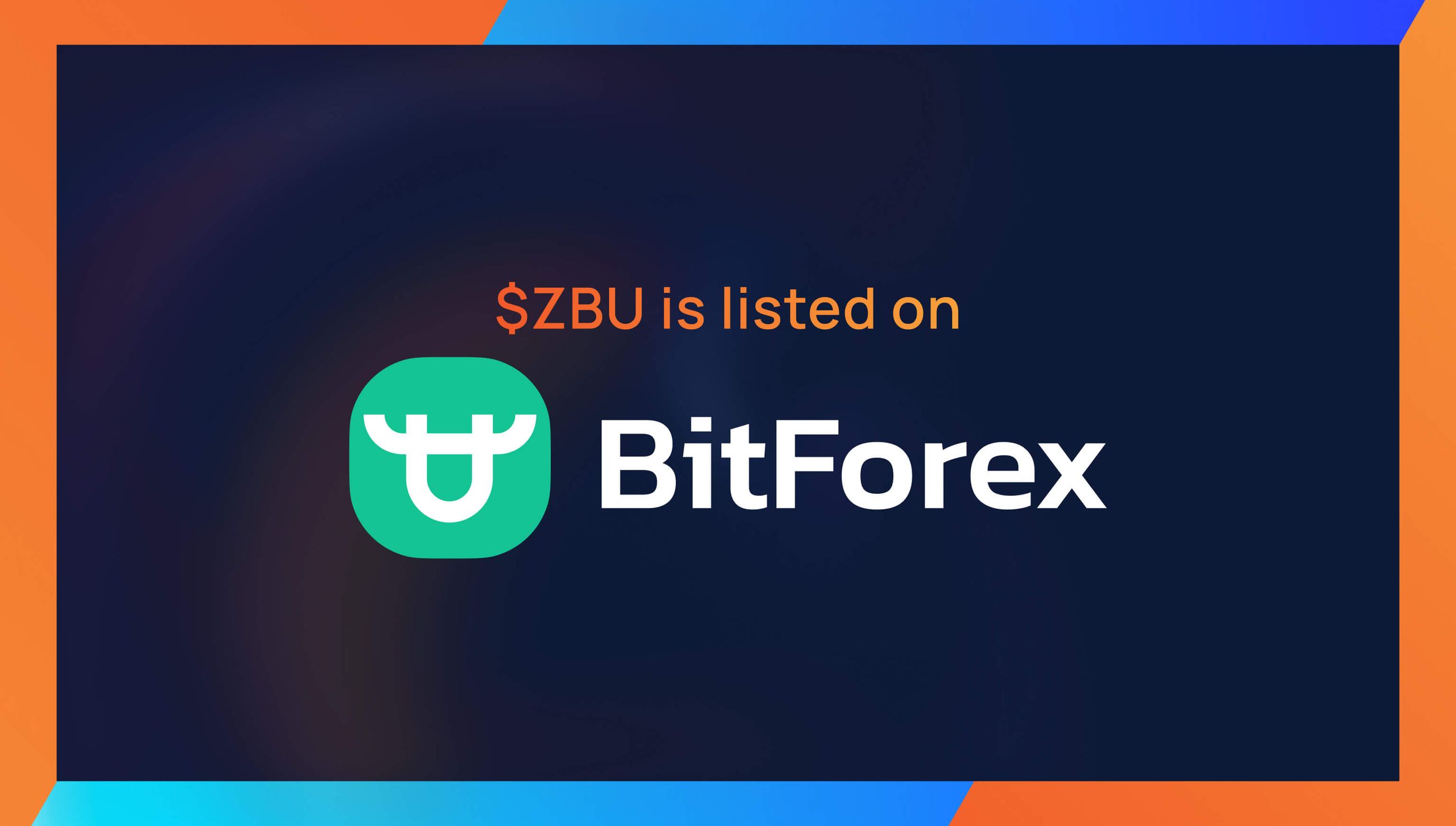 Zeebu (ZBU) Now listed on BitForex