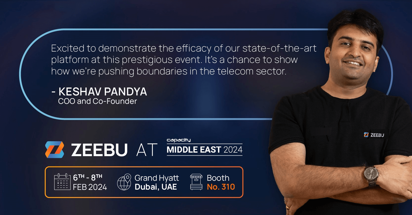 Zeebu Joins Capacity Middle East 2024 as a Platinum Sponsor