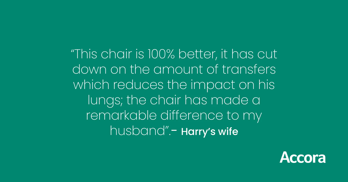 Configura Care Riser Recliner Success Story | Harry’s Story