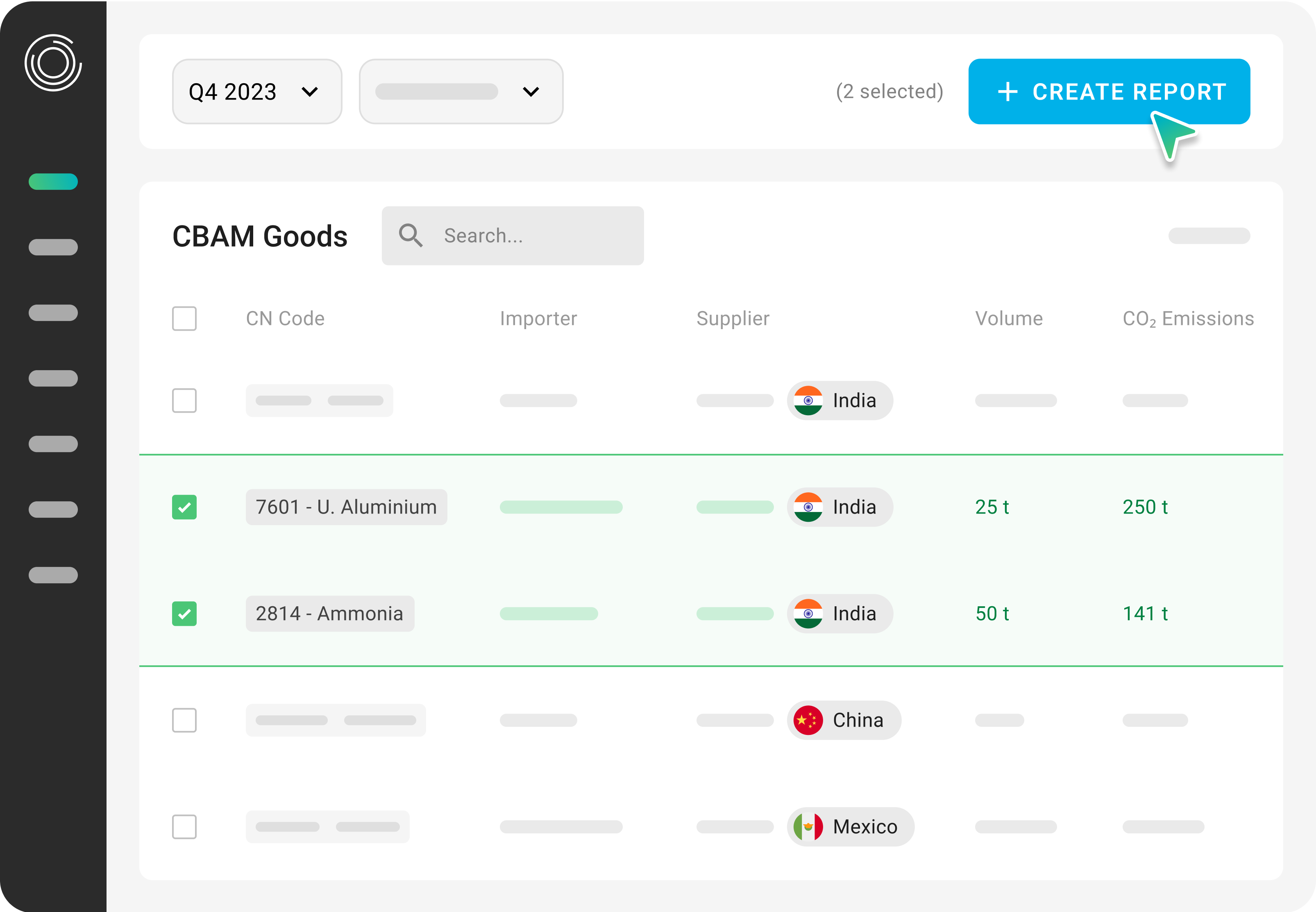 Carbon Border Adjustment Mechanism Regulation (CBAM) solution