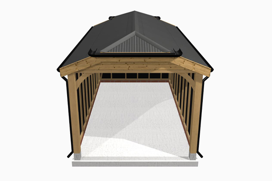 Carriage House - Single Bay Barn Hip