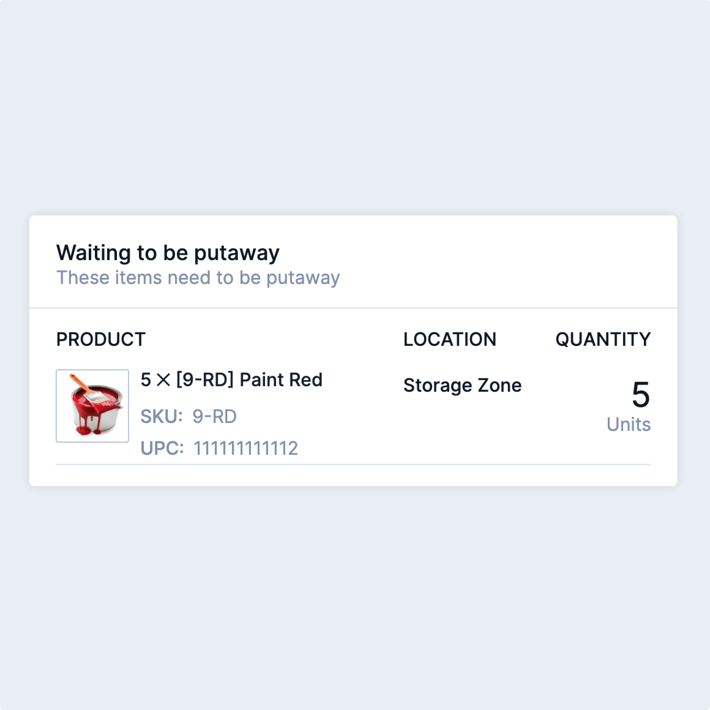 Inventory Management - Fulfil