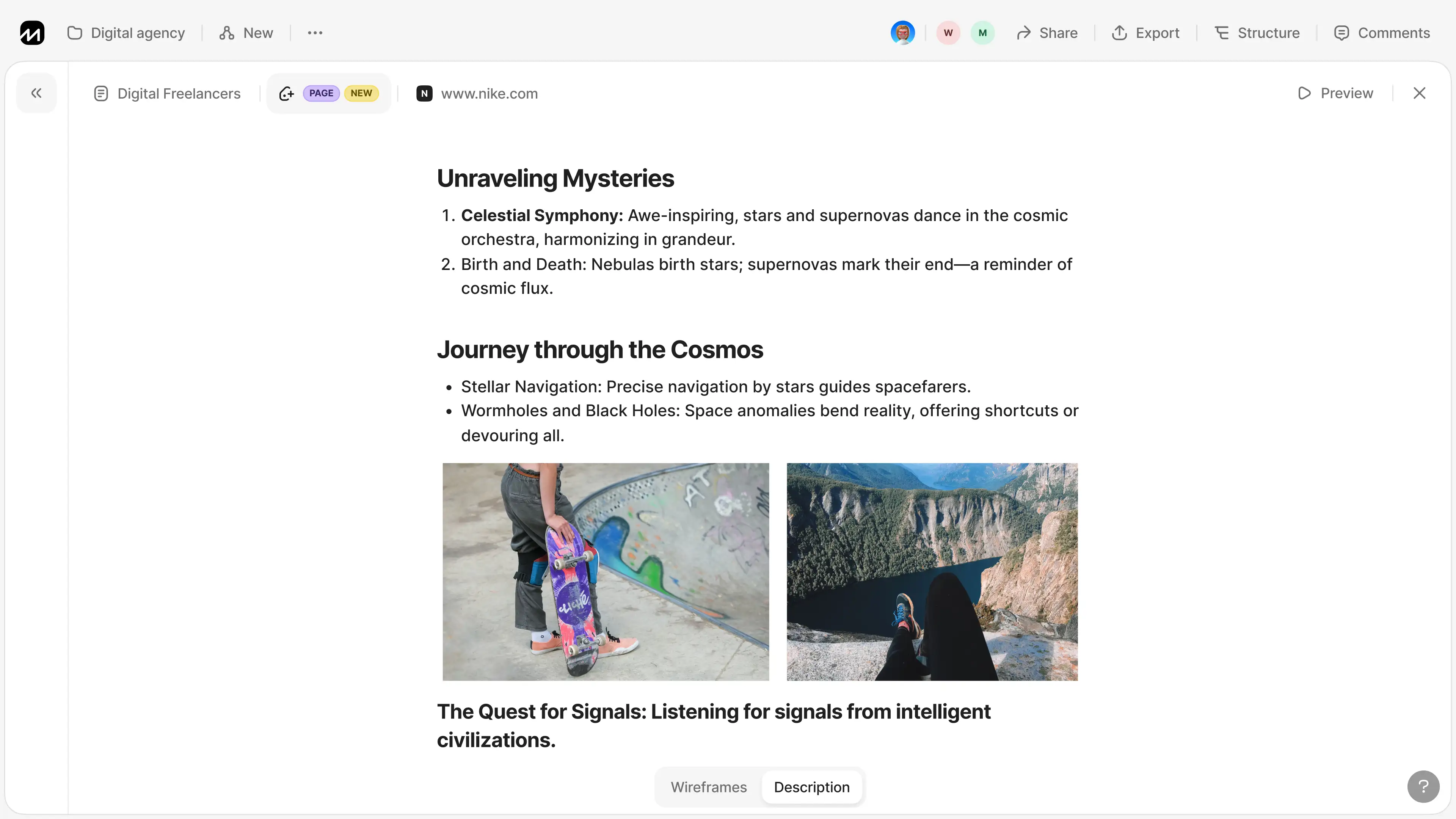 Content gathering tool for web planning & development | FlowMapp