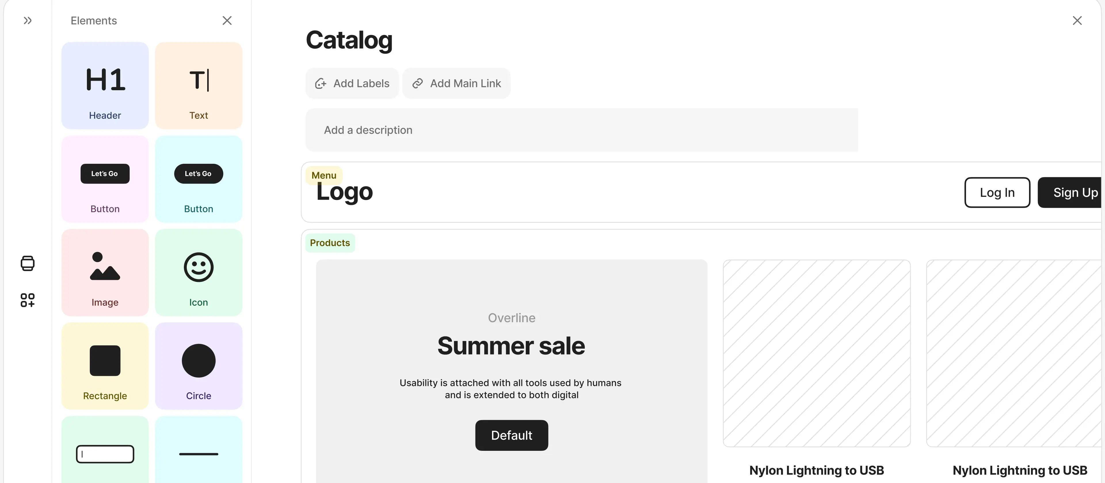 Visual sitemap tool in modern web development