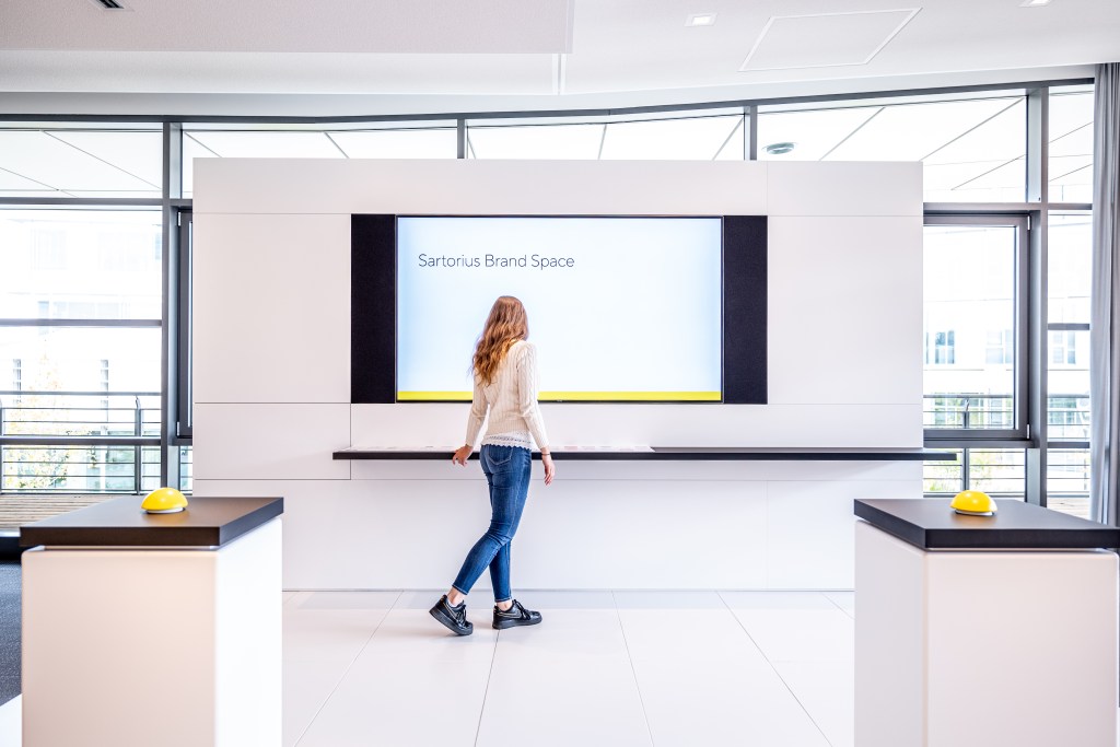 Sartorius Brand Space awarded Red Dot Design Award