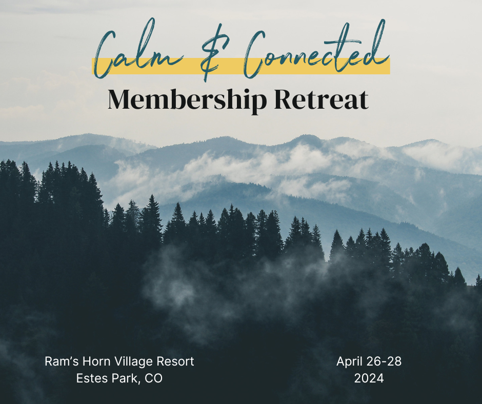 Calm & Connected Membership Retreat - Your Authentic Personality