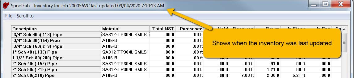 Shortage Reports - SpoolFab Piping Isometrics Drawing Software