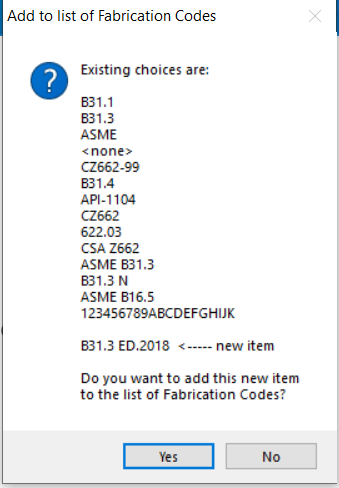 Fabrication Codes - SpoolFab Piping Isometrics Drawing Software