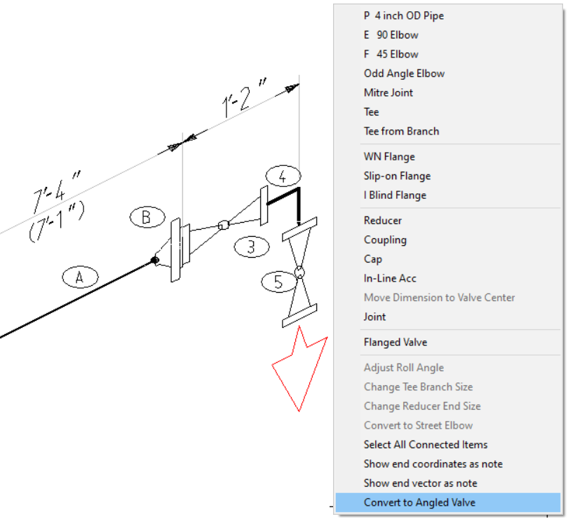 Drawing Valves - SpoolFab Piping Isometrics Drawing Software