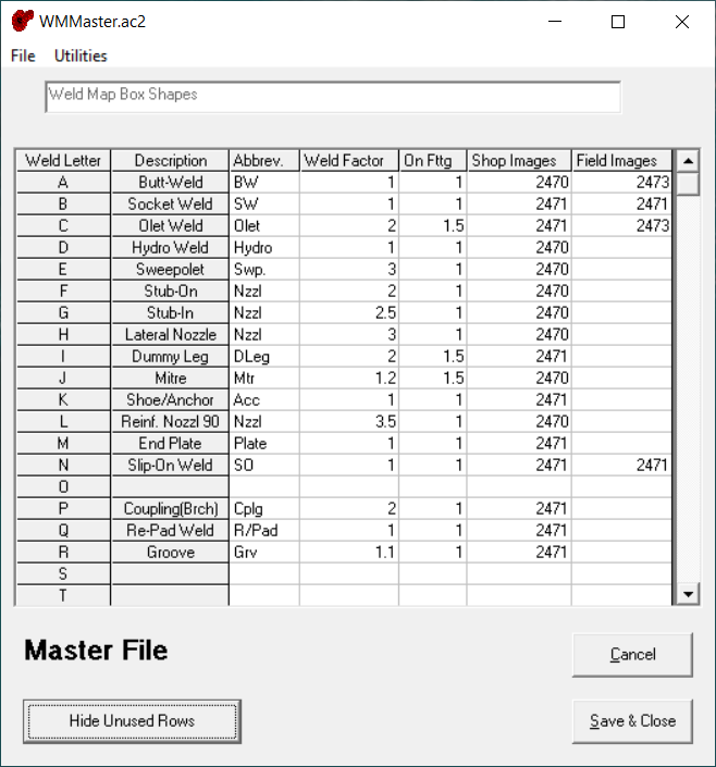 Weld Boxes - SpoolFab Piping Isometrics Drawing Software