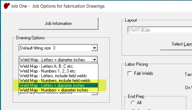 Weld Boxes - SpoolFab Piping Isometrics Drawing Software