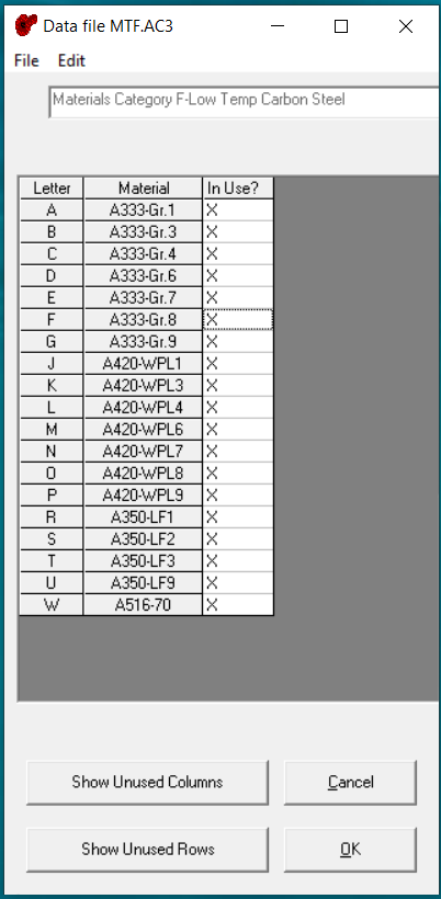 Adding a New Material - SpoolFab Piping Isometrics Drawing Software