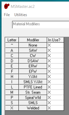 Adding a New Material - SpoolFab Piping Isometrics Drawing Software