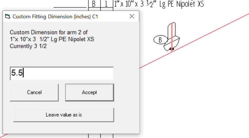 Nipolets - SpoolFab Piping Isometrics Drawing Software