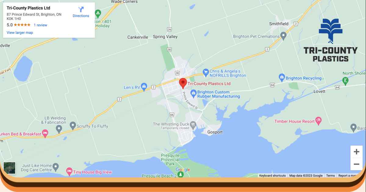 Contact Tri-County Plastics in Brighton, Ontario