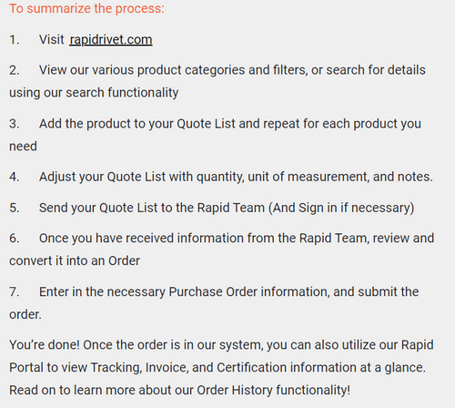 Rapid Rivet's Features
