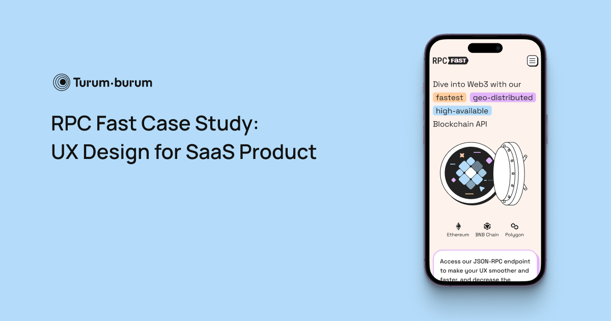 RPC Fast: A UX Design Case Study for SaaS Product | Turumburum.com