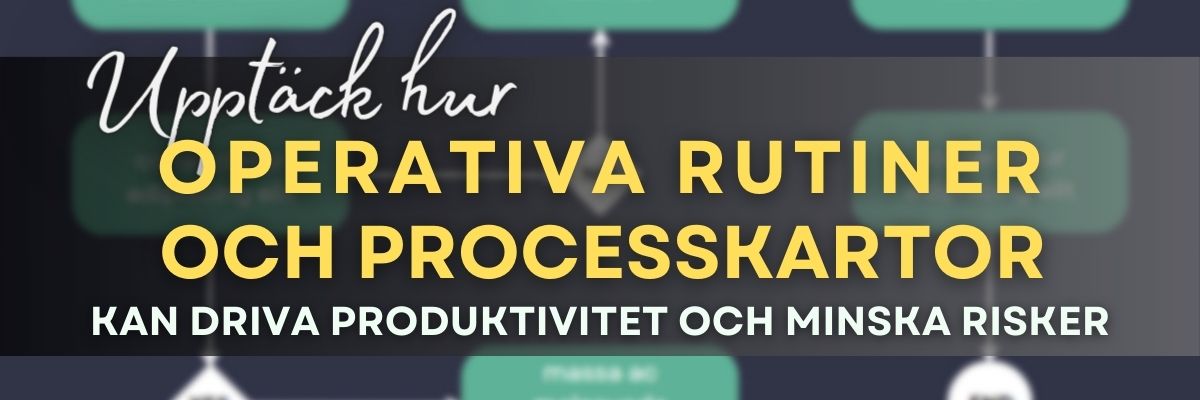 Upptäck hur operativa rutiner och processkartor kan driva produktivitet och minska risker ...